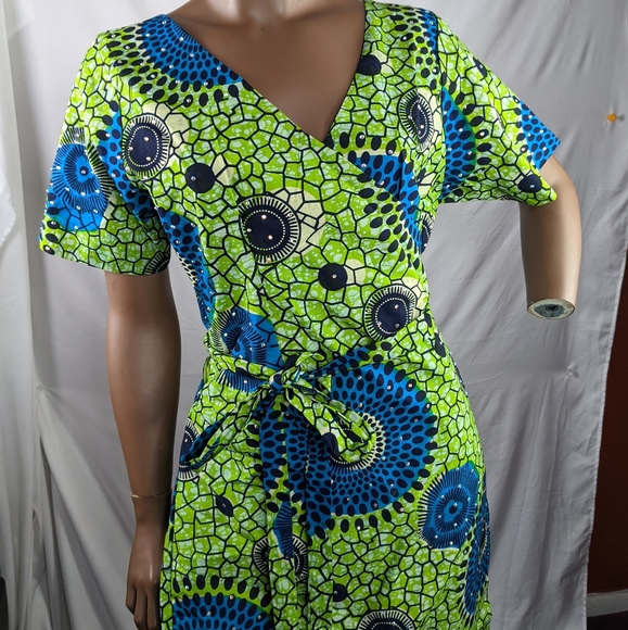 Dresses | African Print Wrap Dress | Poshmark